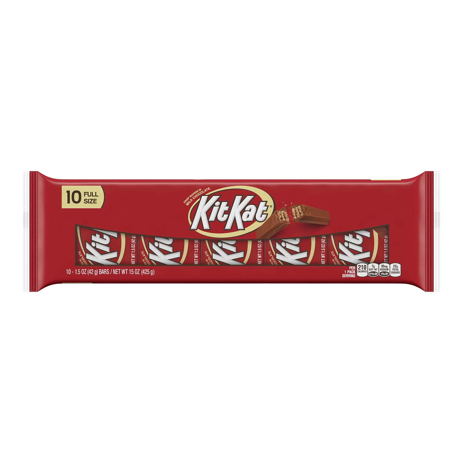 Kit Kat Wafer Bars in Milk Chocolate Candy (15 oz 10 ct) – Wow Padala