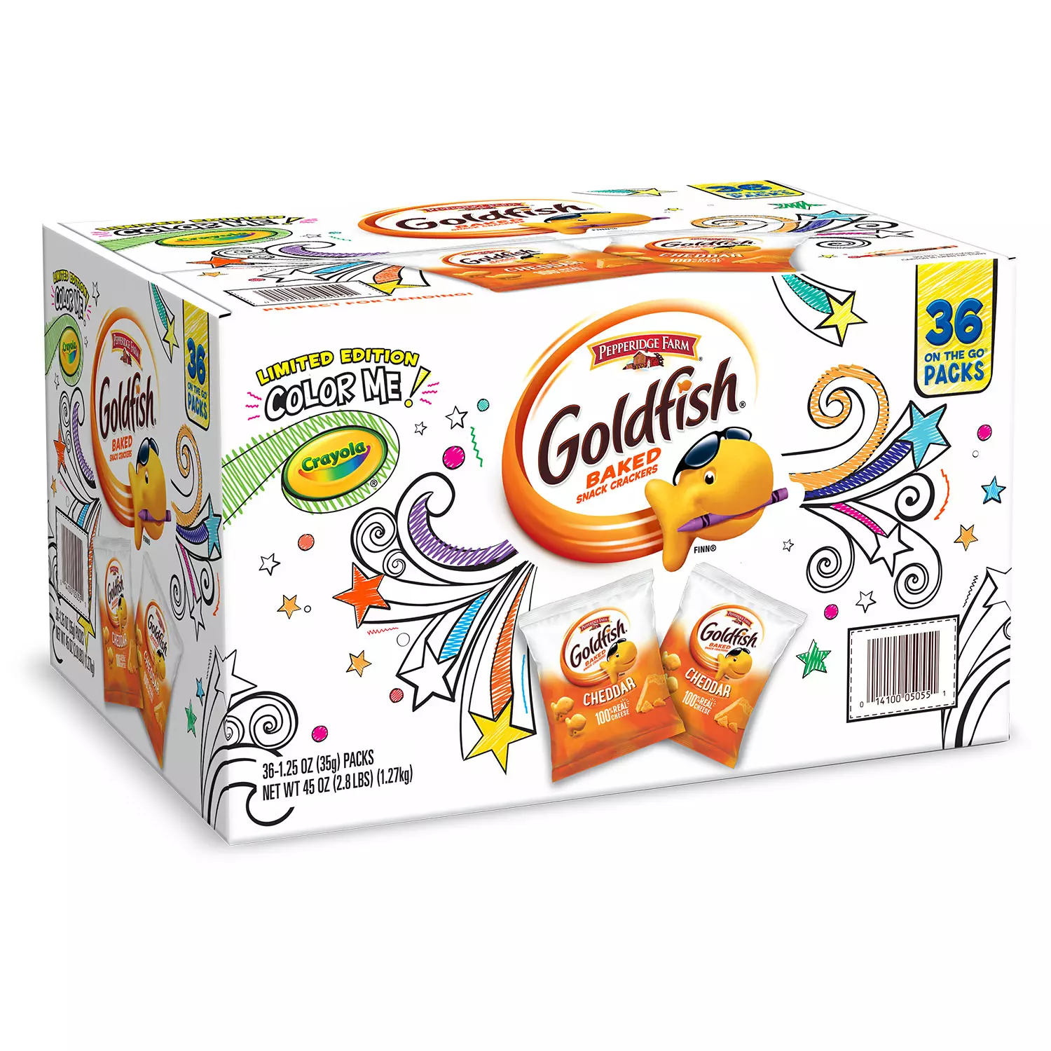 Pepperidge Farm Goldfish Cheddar Crackers (36 ct 1.25 oz) – Wow Padala